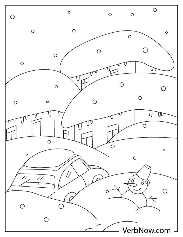 Free JANUARY Coloring Pages for Download (Printable PDF)