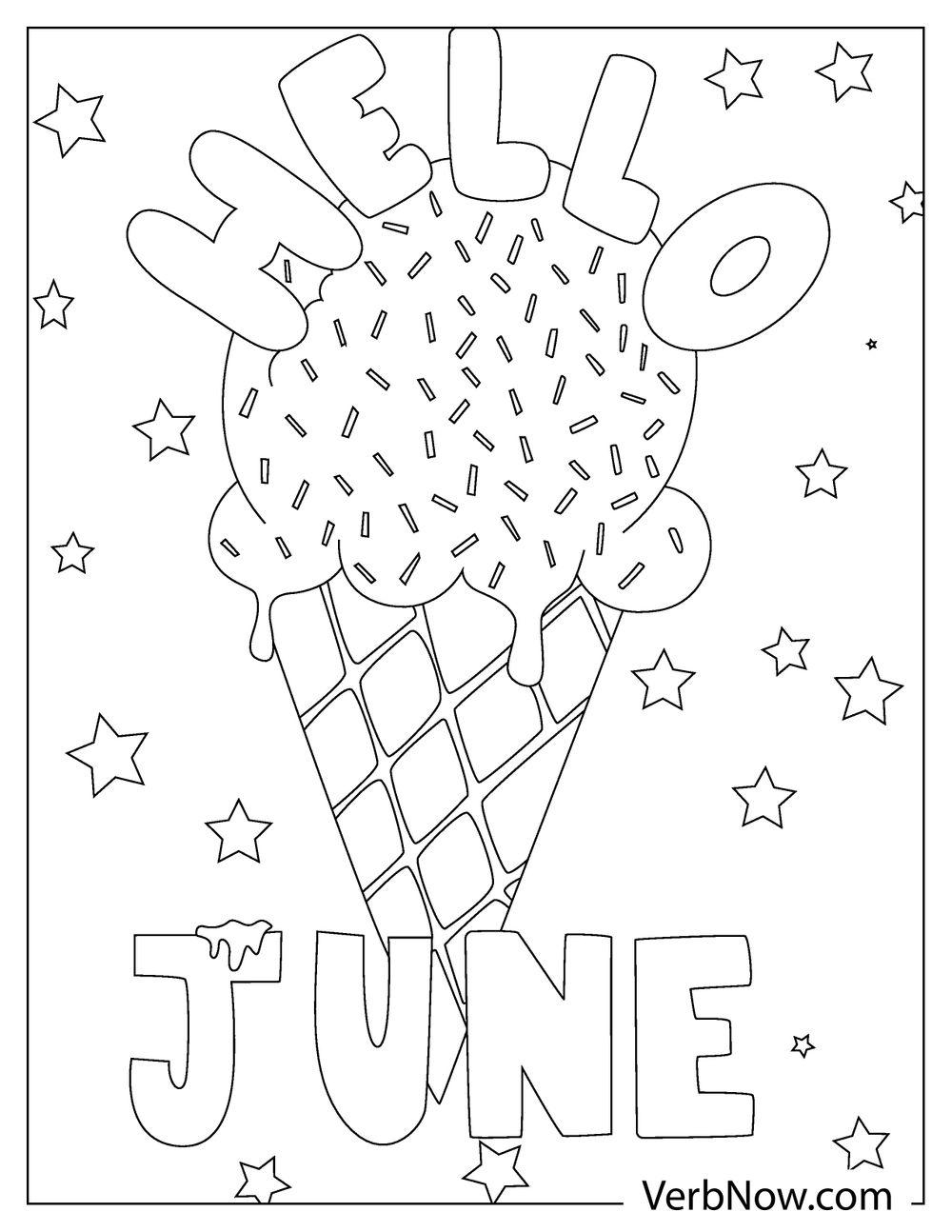 Free JUNE Coloring Pages For Download Printable PDF VerbNow Free JUNE Coloring Pages For Download Printable PDF VerbNow