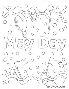 Free MAY Coloring Pages for Download (Printable PDF)