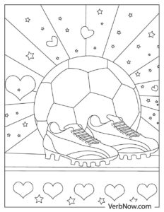 Free SOCCER Coloring Pages for Download (Printable PDF)