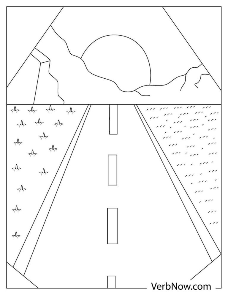 Free SUNSET Coloring Pages for Download (Printable PDF)