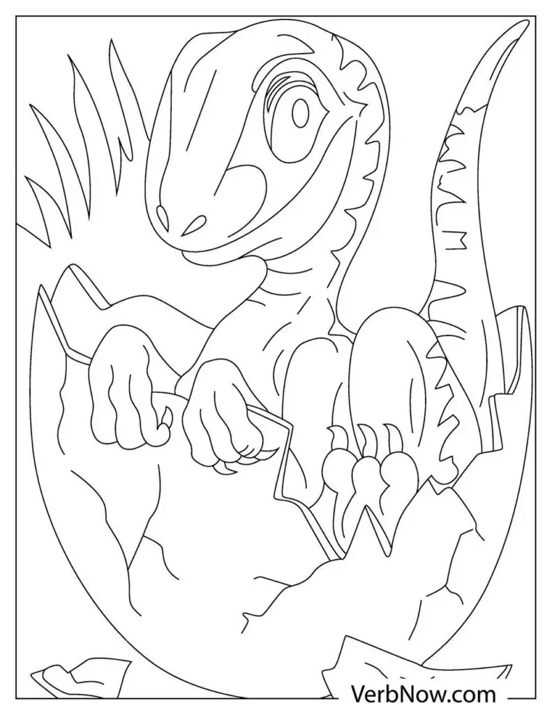 Free T-REX Coloring Pages for Download (Printable PDF)