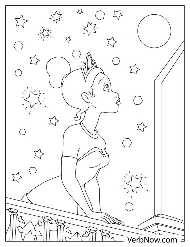 Free TIANA Coloring Pages for Download (Printable PDF)