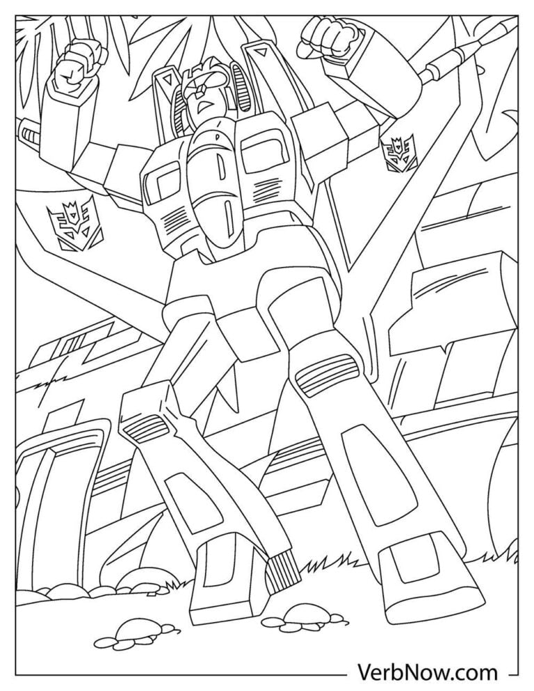 Free TRANSFORMERS Coloring Pages for Download (Printable PDF)