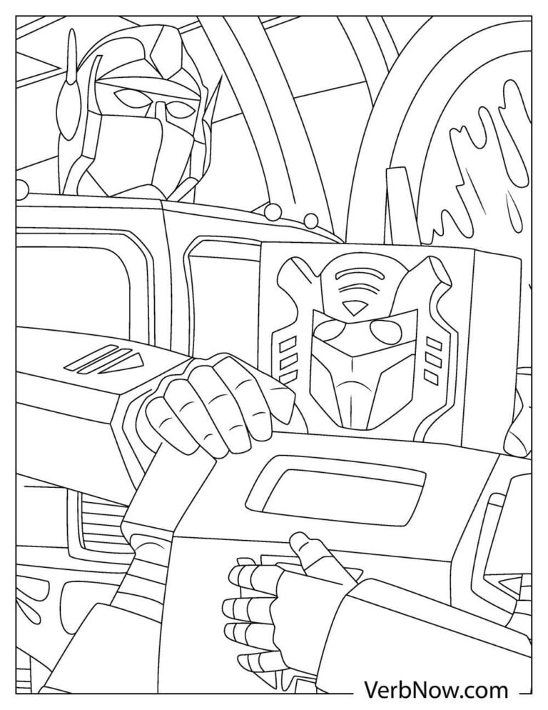 Free TRANSFORMERS Coloring Pages for Download (Printable PDF)