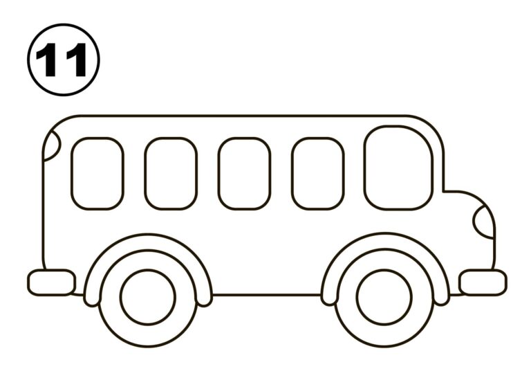 How to Draw a Bus in 12 Easy Steps