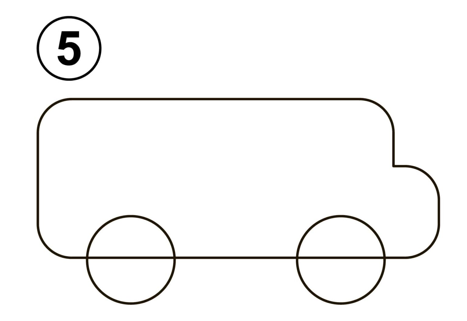 How to Draw a Bus in 12 Easy Steps