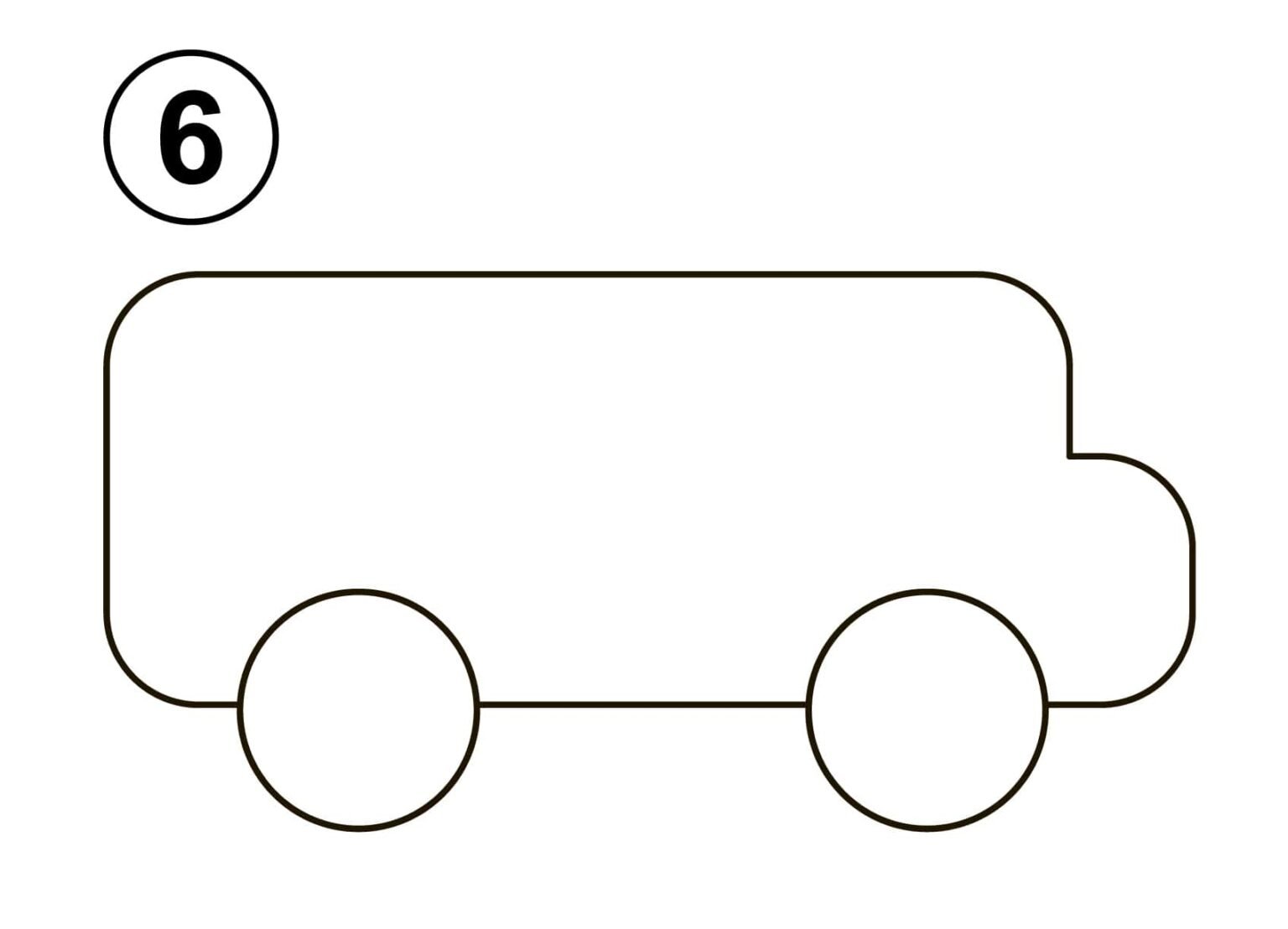 How to Draw a Bus in 12 Easy Steps