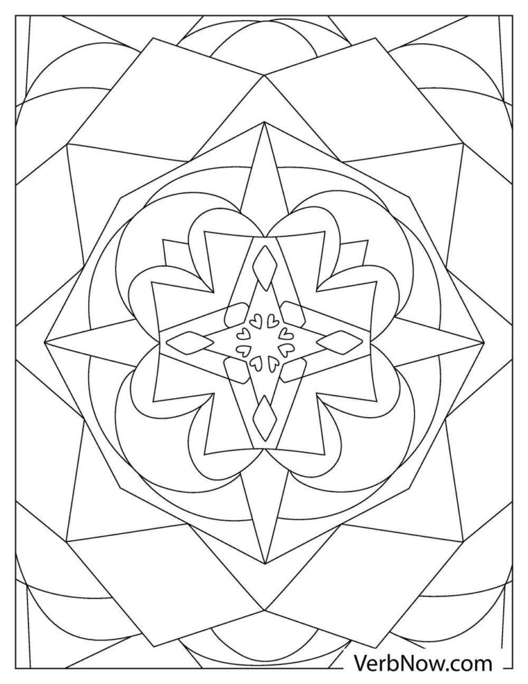 Free GEOMETRIC Coloring Pages for Download (Printable PDF)