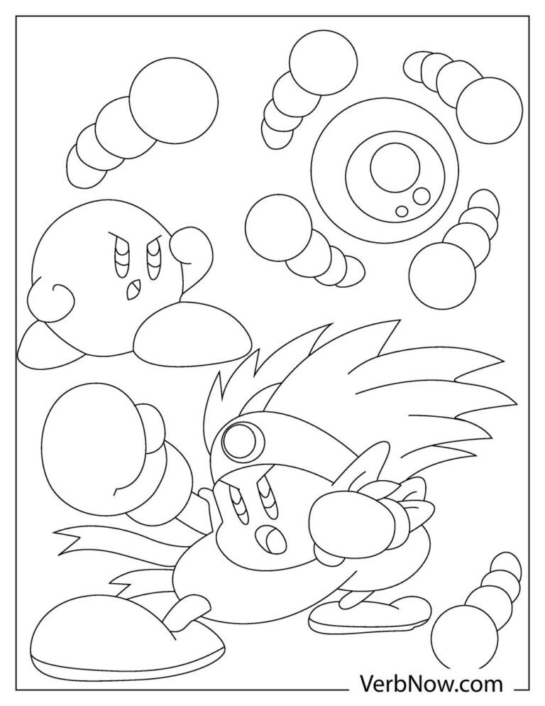Free KIRBY Coloring Pages for Download (Printable PDF)