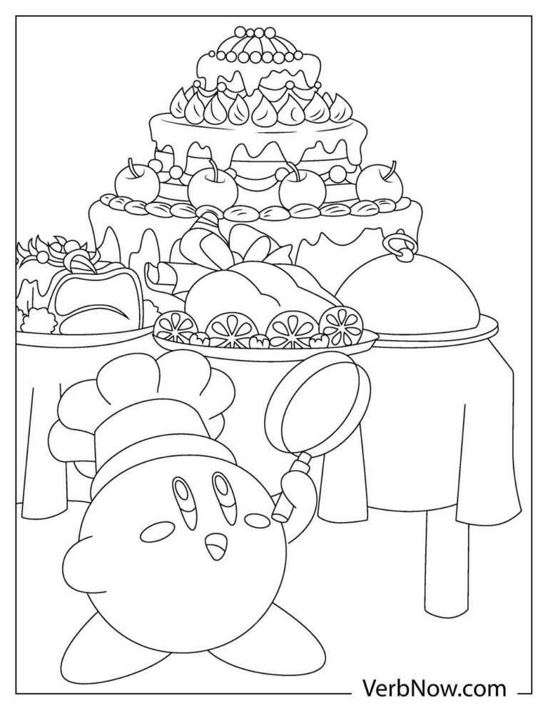 Free KIRBY Coloring Pages for Download (Printable PDF)