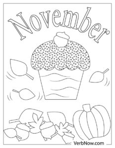 Free NOVEMBER Coloring Pages for Download (Printable PDF)