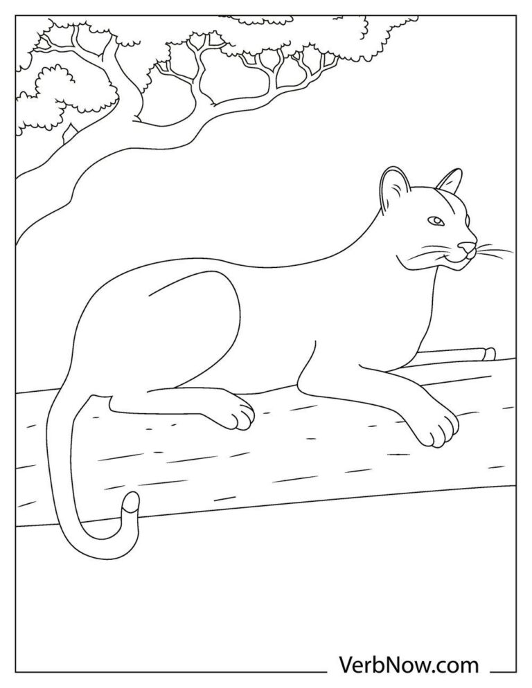 Free PANTHER Coloring Pages for Download (Printable PDF)
