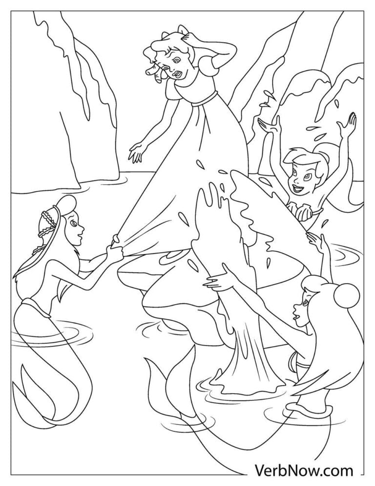 Free PETER PAN Coloring Pages for Download (Printable PDF)
