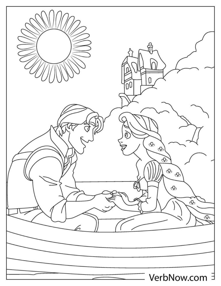 Free RAPUNZEL Coloring Pages for Download (Printable PDF)