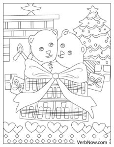 Free TEDDY BEAR Coloring Pages for Download (Printable PDF)