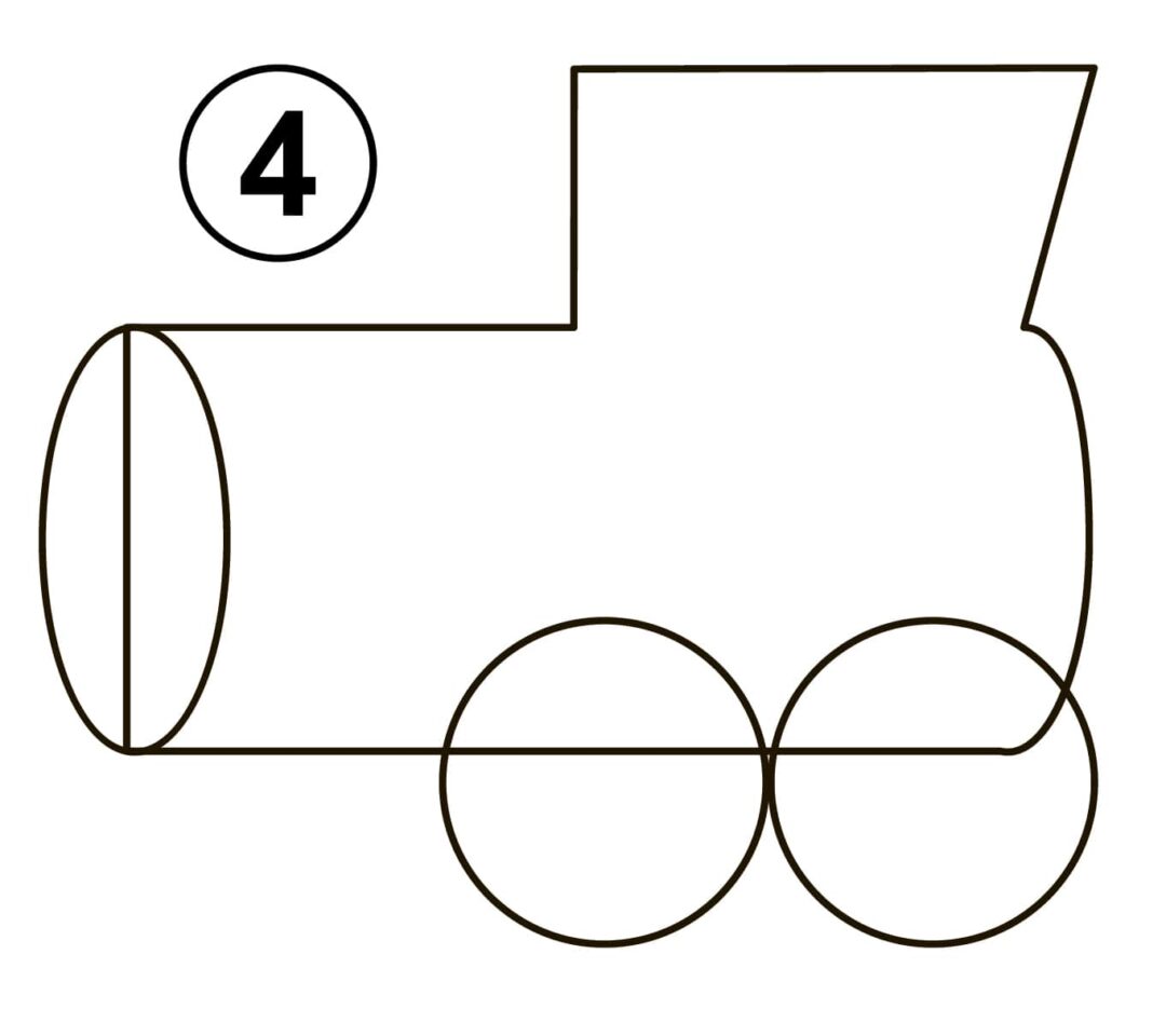 How to Draw a Toy Train in 10 Easy Steps