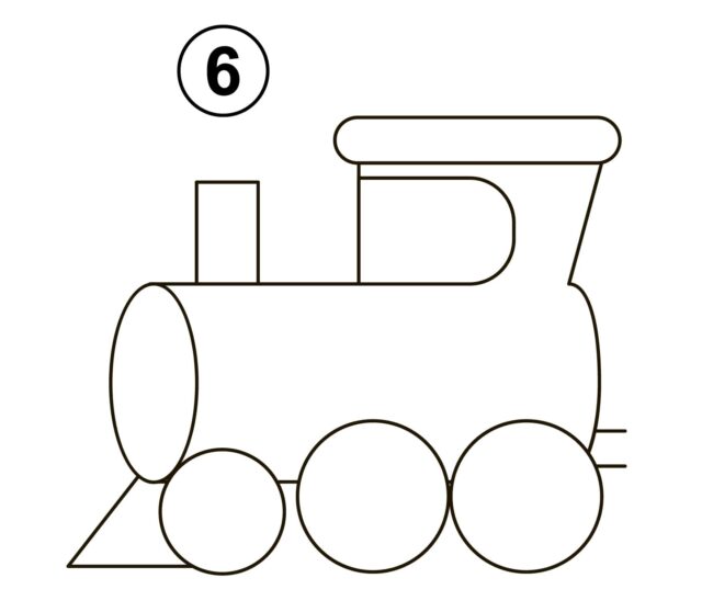 How to Draw a Toy Train in 10 Easy Steps
