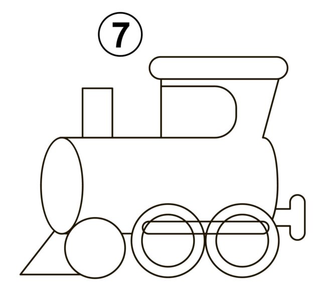 How to Draw a Toy Train in 10 Easy Steps