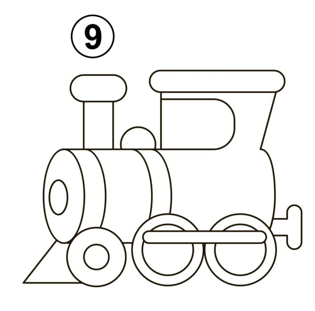How to Draw a Toy Train in 10 Easy Steps