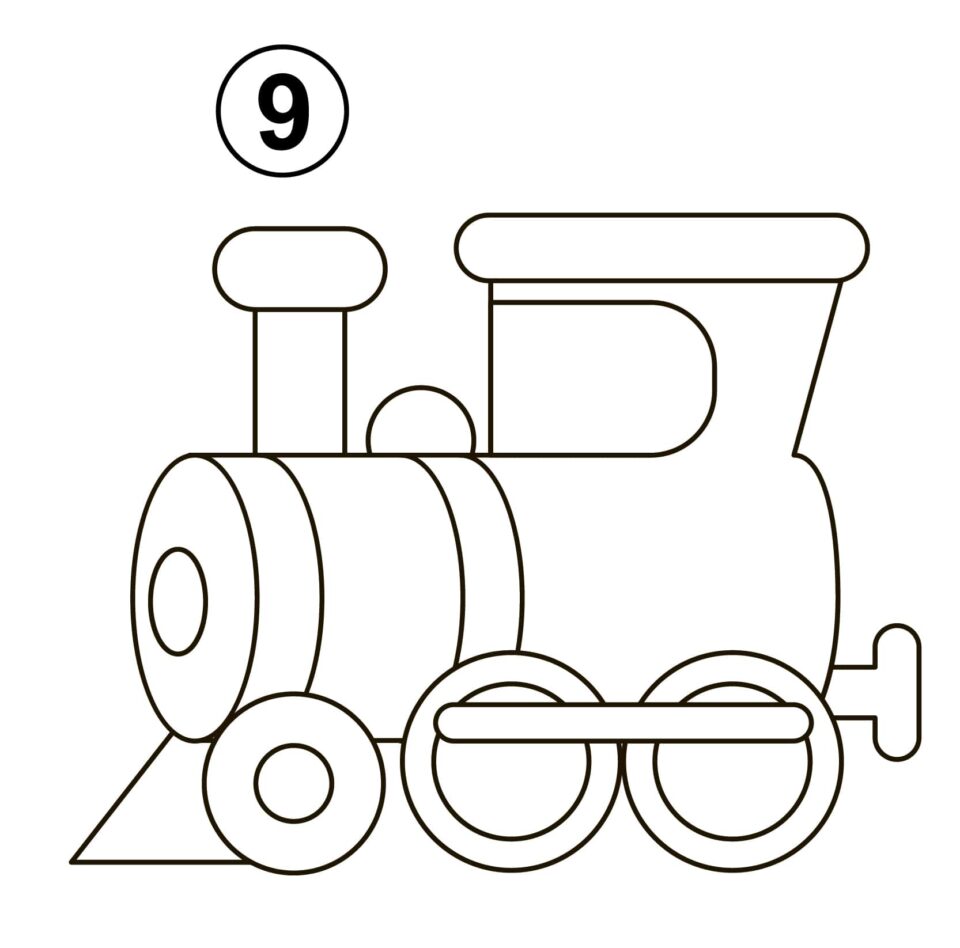 How to Draw a Toy Train in 10 Easy Steps