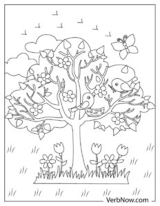 Free TREES Coloring Pages for Download (Printable PDF)