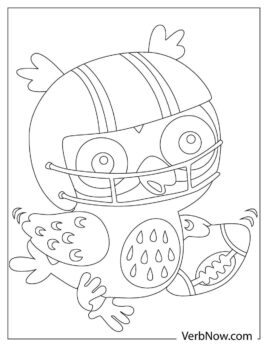 Free AMERICAN FOOTBALL Coloring Pages for Download (Printable PDF)