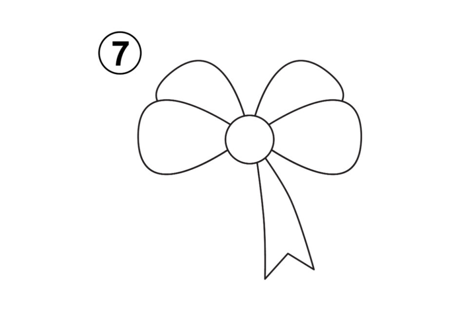How to Draw a Bow in 9 Easy Steps