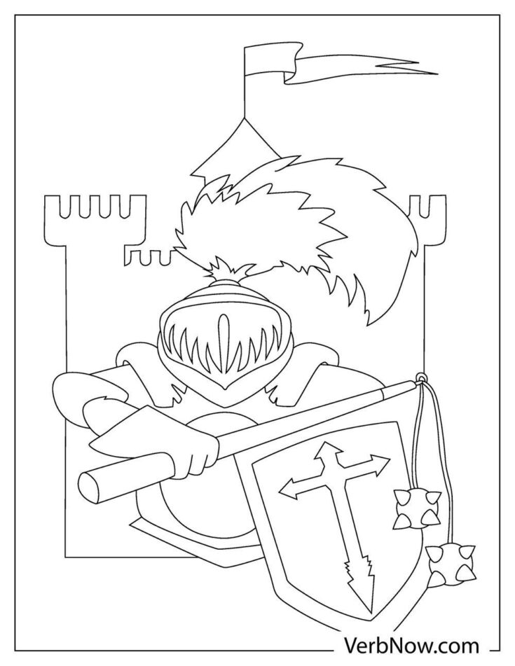 Free KNIGHTS Coloring Pages for Download (Printable PDF)
