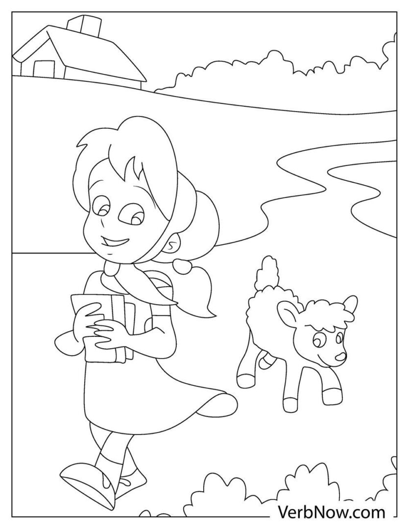 Free LAMB Coloring Pages for Download (Printable PDF)