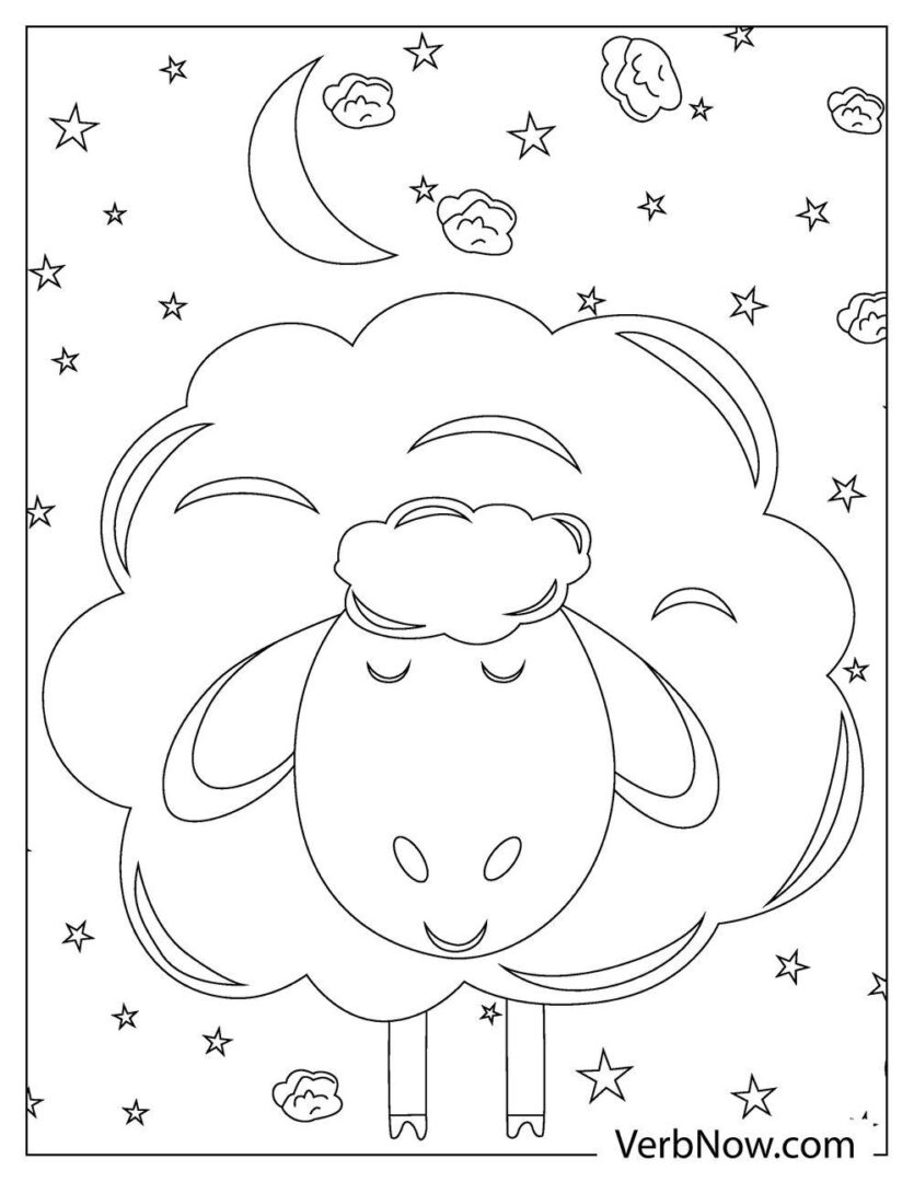 Free LAMB Coloring Pages for Download (Printable PDF)