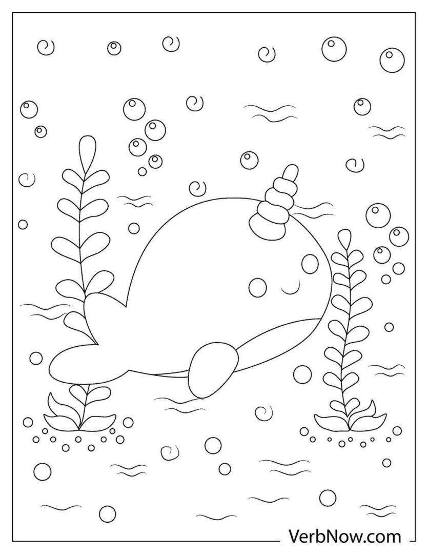 Free NARWHAL Coloring Pages for Download (Printable PDF)