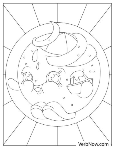 Free ORANGE Coloring Pages for Download (Printable PDF)