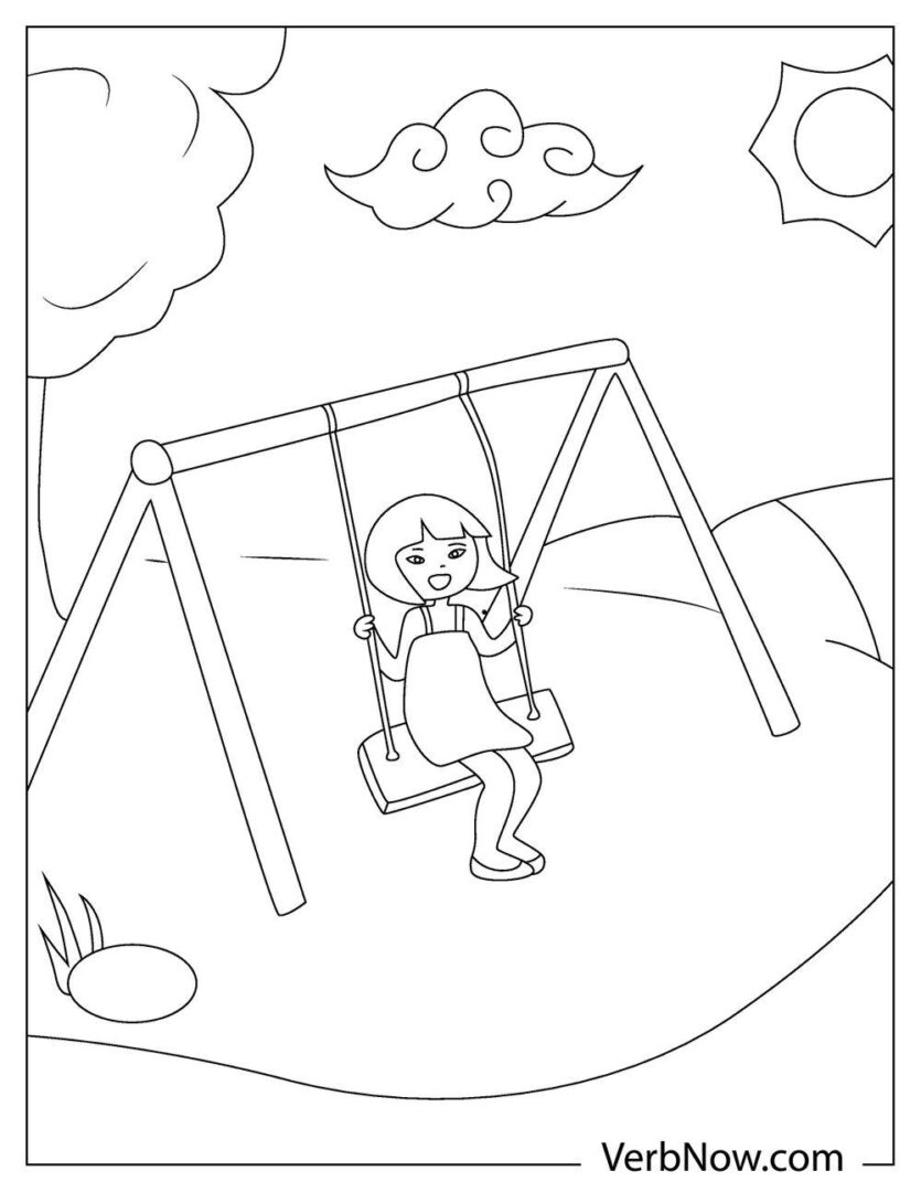 Free PLAYGROUND Coloring Pages for Download (Printable PDF)