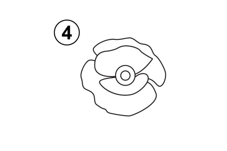 How to Draw a Poppy in 9 easy Steps