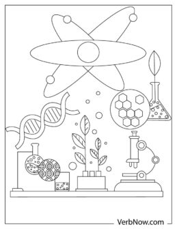 Free SCIENCE Coloring Pages for Download (Printable PDF)