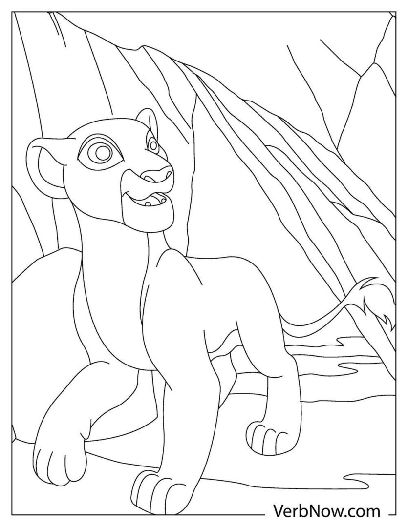 Free SIMBA Coloring Pages for Download (Printable PDF)