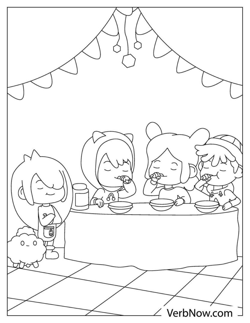 Free TOCA BOCA Coloring Pages & Book for Download (Printable PDF) - VerbNow