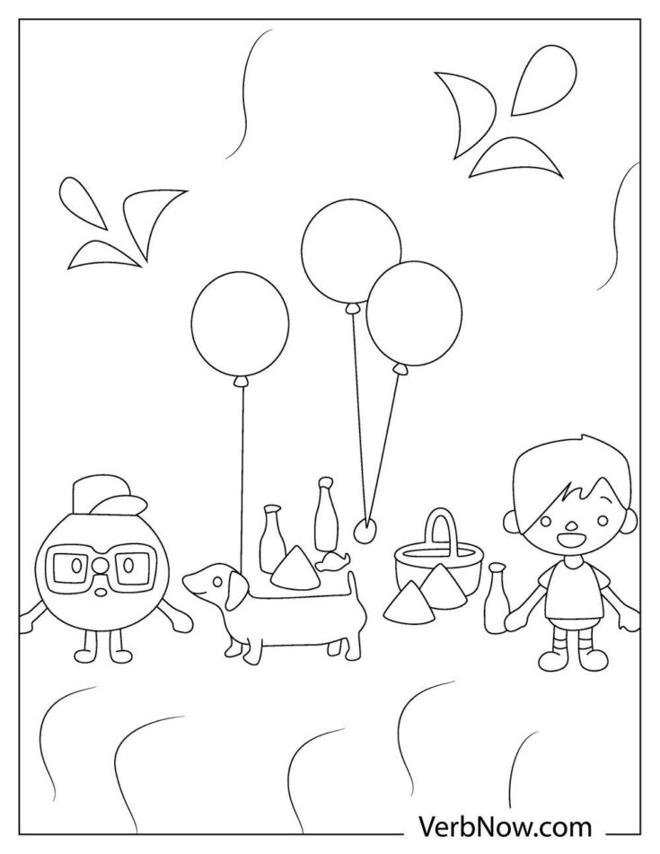 Free TOCA BOCA Coloring Pages for Download (Printable PDF)