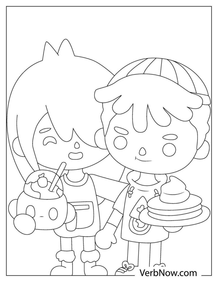 Free TOCA BOCA Coloring Pages for Download (Printable PDF)