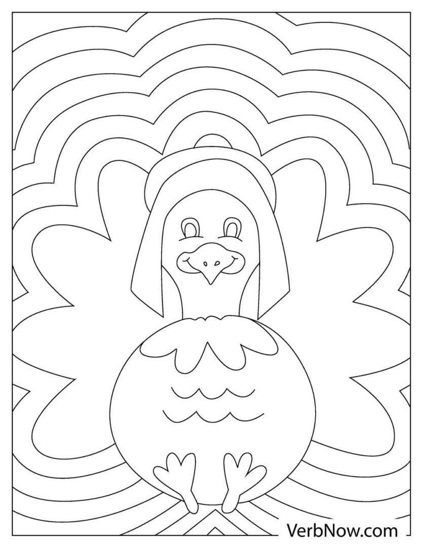 Free TURKEY Coloring Pages & Book for Download (Printable PDF) - VerbNow