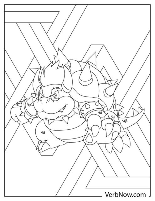 Free BOWSER Coloring Pages & Book for Download (Printable PDF) - VerbNow