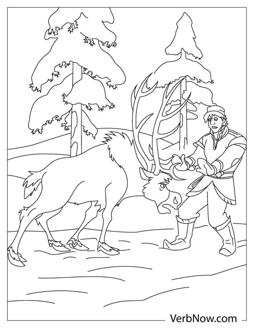 Free FROZEN Coloring Pages for Download (Printable PDF)