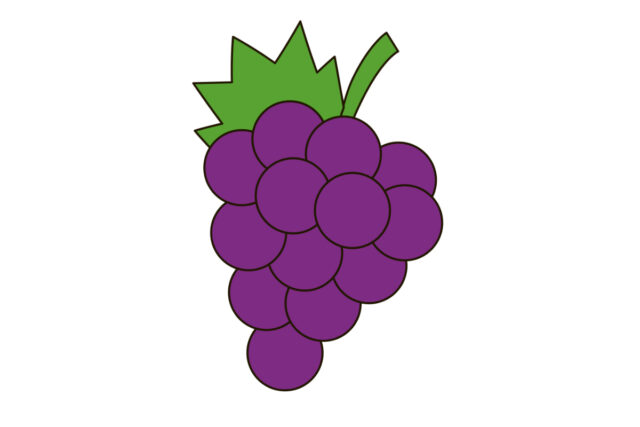How to Draw Grapes in 12 Easy Steps
