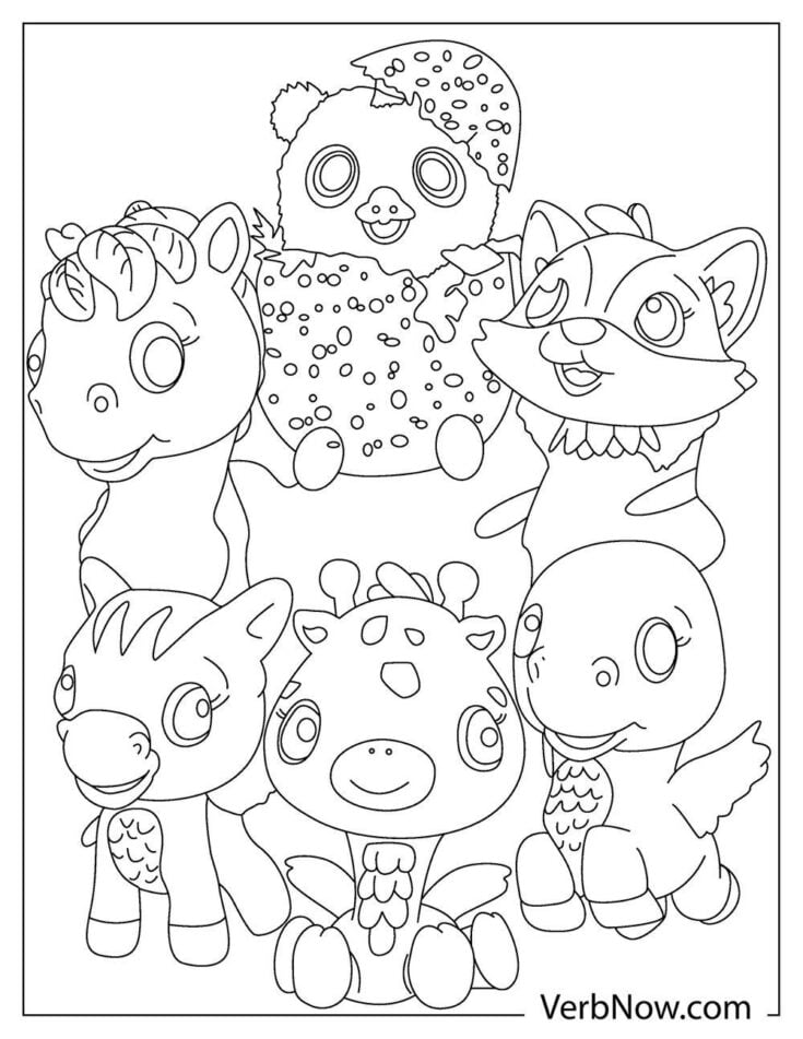 Free HATCHIMALS Coloring Pages for Download (Printable PDF)