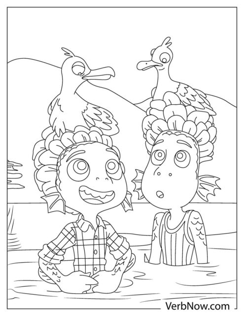 Free LUCA Coloring Pages for Download (Printable PDF)
