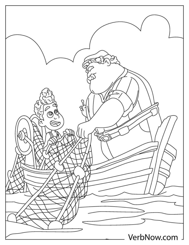 Free LUCA Coloring Pages for Download (Printable PDF)