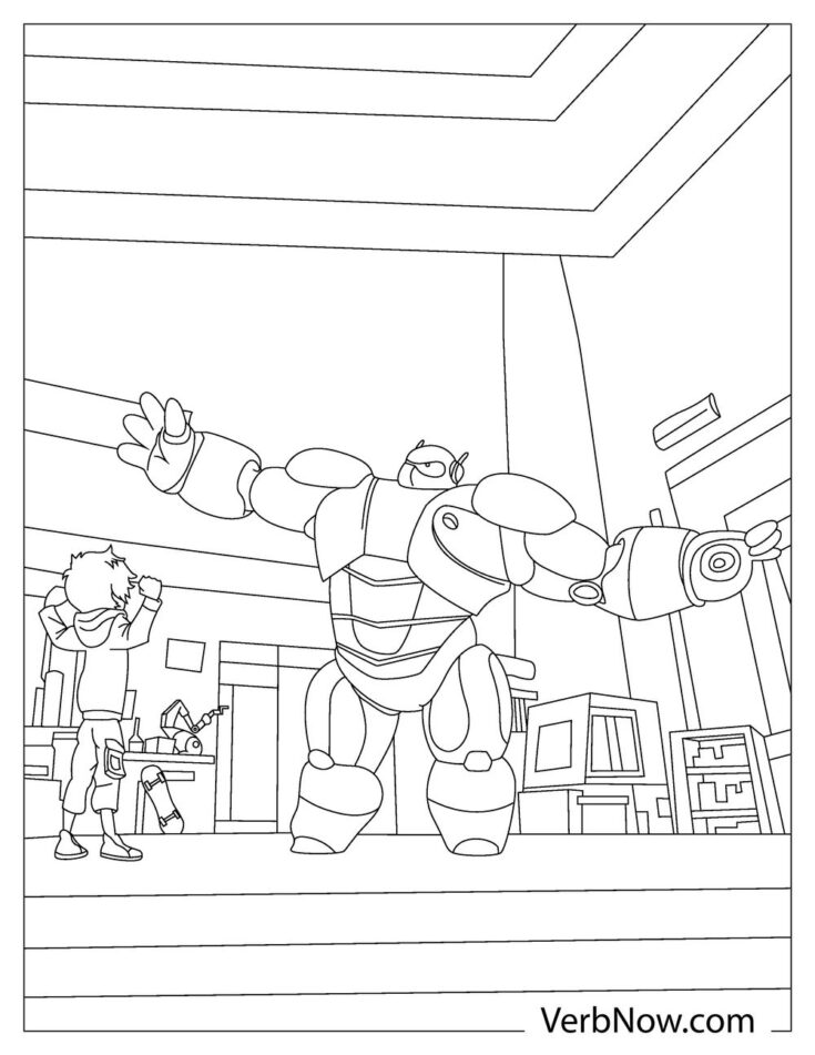 Free BIG HERO 6 Coloring Pages (Printable PDF)