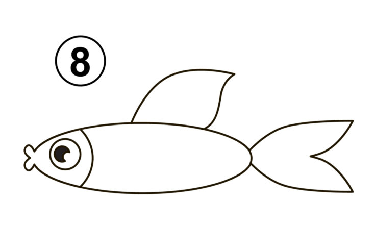 How to Draw a Blue Fish in 12 Easy Steps