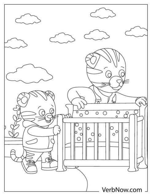 Free DANIEL TIGER Coloring Pages for Download (Printable PDF)